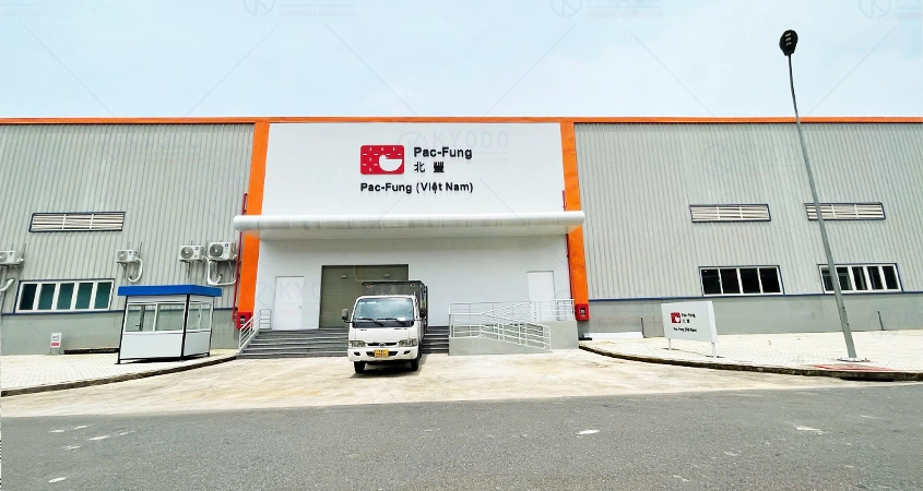 Bàn giao xưởng may PAC-FUNG TW
